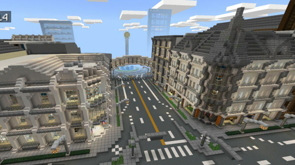 Download City Hall Map Minecraft Bedrock: MCPEDL
