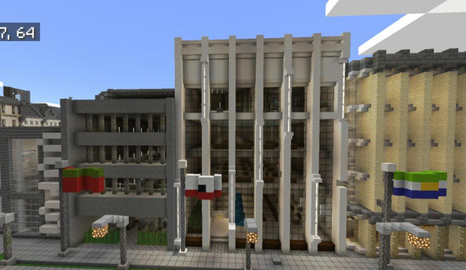 Download Modern City Map Minecraft Bedrock: MCPEDL
