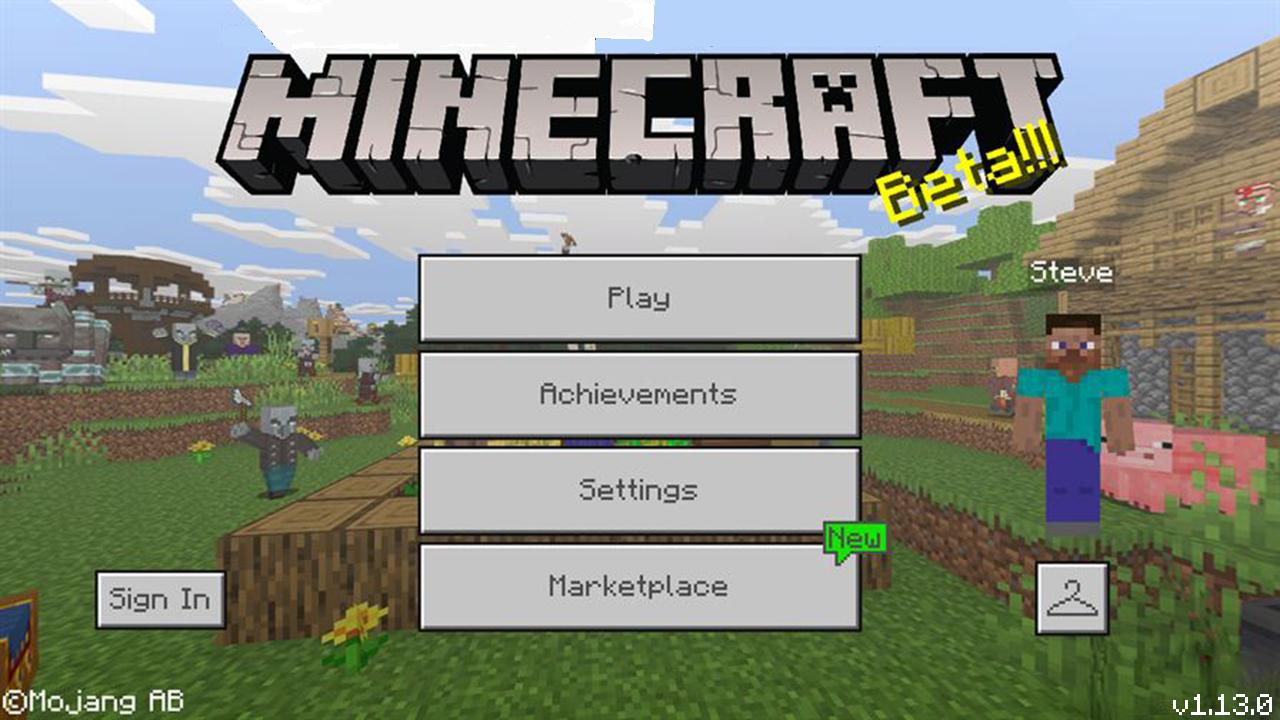 Download Minecraft Bedrock 1.13.0 apk free : Minecraft 1.13.0 for Android