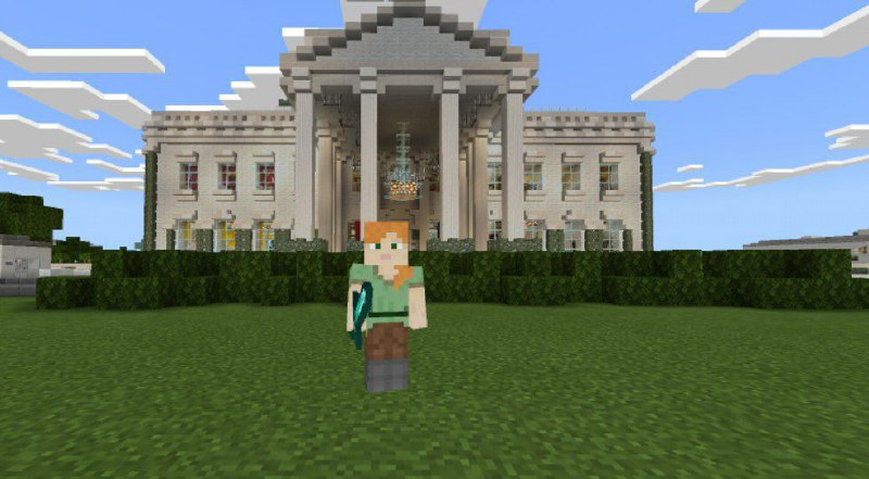 Download White House Map Minecraft Bedrock: MCPEDL
