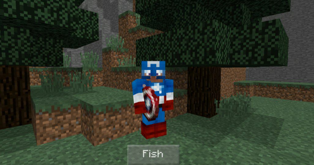 Download Captain America Mod Minecraft Bedrock: MCPEDL