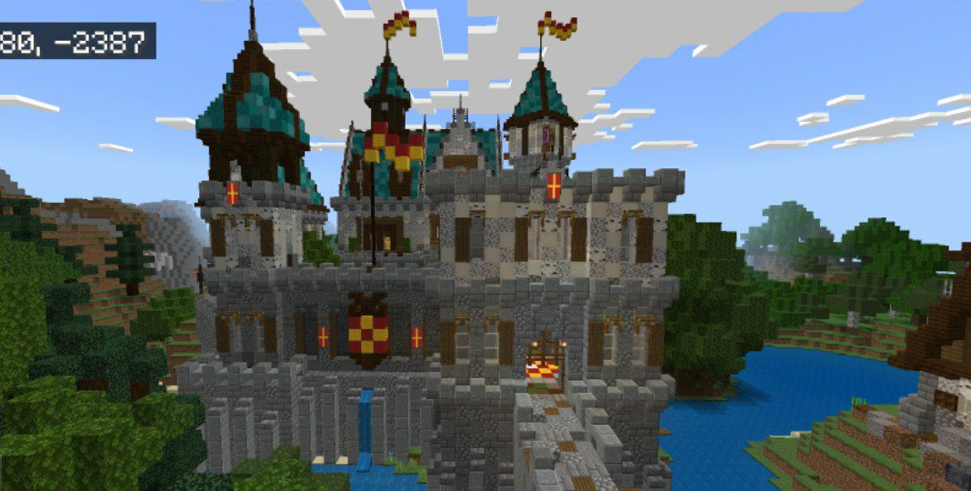 Download Fantasy Castle Map Minecraft Bedrock: MCPEDL