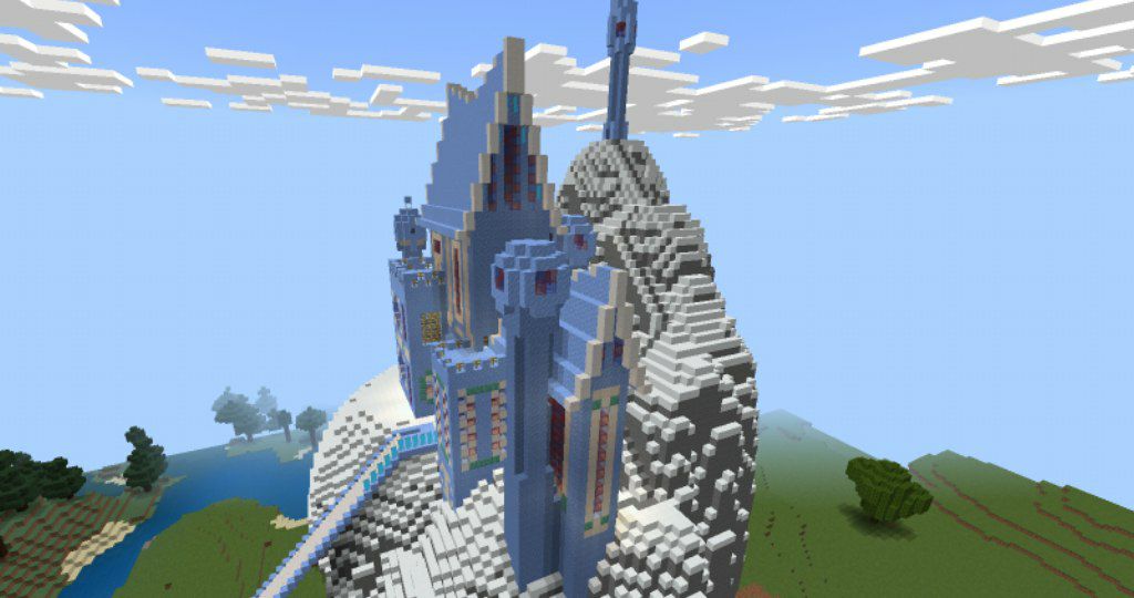 Download Ice Castle Map Minecraft Bedrock: MCPEDL