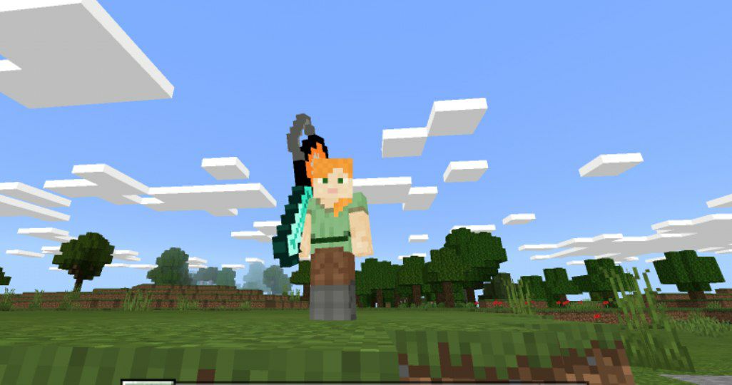 Download Chainsaw Mod Minecraft Bedrock: MCPEDL