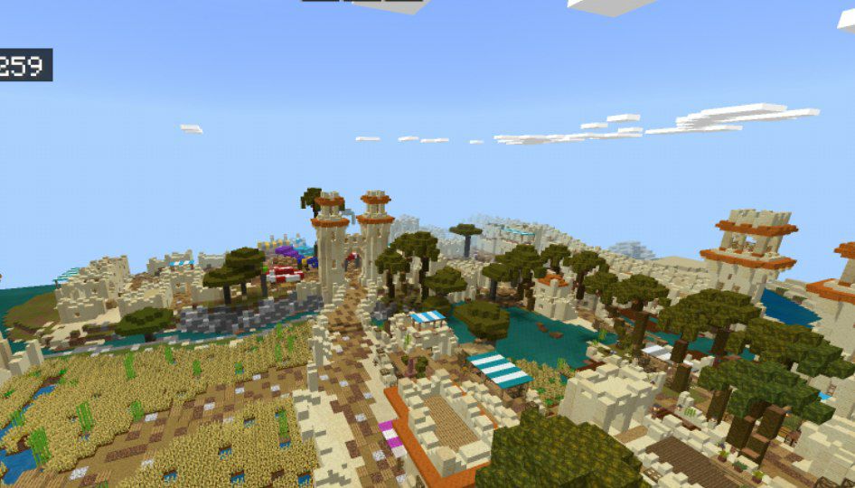 Download Desert Village Map Minecraft Bedrock: MCPEDL