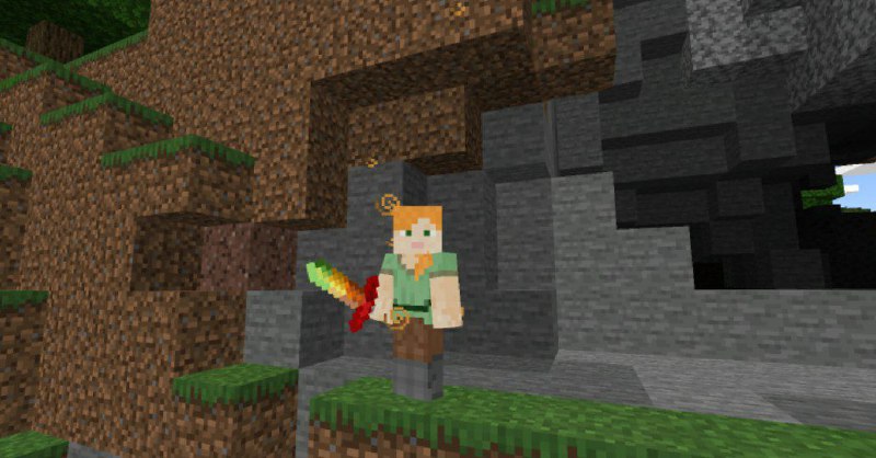 Download Transforming Sword Mod Minecraft Bedrock: MCPEDL