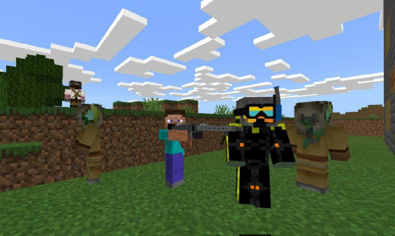 Download Water Zombie Mod Minecraft Bedrock: MCPEDL