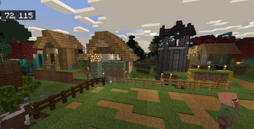 Download Zombie Village Map Minecraft Bedrock: MCPEDL