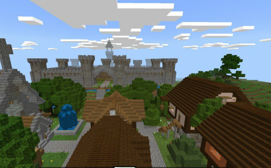 Download Big Castle Map Minecraft Bedrock: MCPEDL