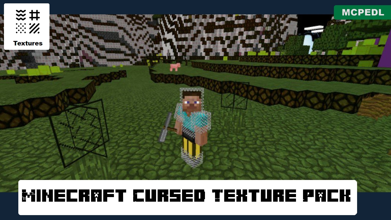 Download Cursed Texture Pack Minecraft Bedrock: MCPEDL