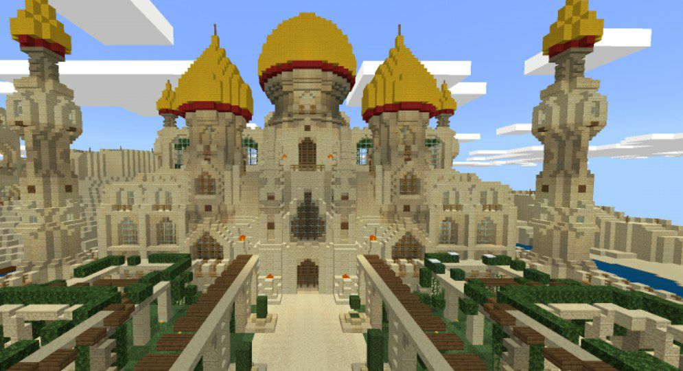 Download Desert Castle Map Minecraft Bedrock: MCPEDL