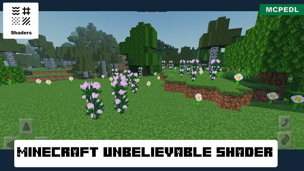 Download Unbelievable Shader Minecraft Bedrock: MCPEDL
