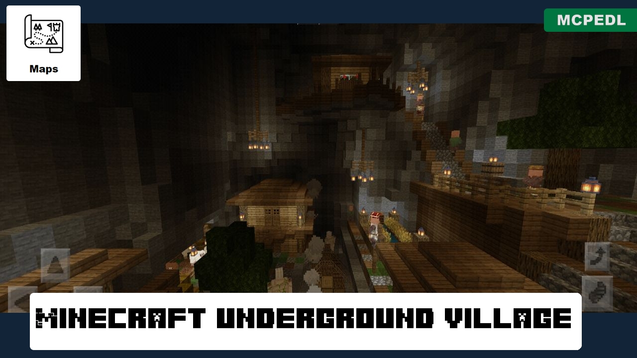 Download Underground Village Map Minecraft Bedrock: MCPEDL