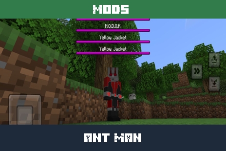 Download Ant-Man Mod Minecraft Bedrock: MCPEDL