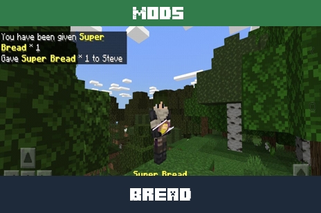 Download Bread Mod Minecraft Bedrock: MCPEDL
