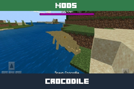 Download Crocodile Mod Minecraft Bedrock: MCPEDL
