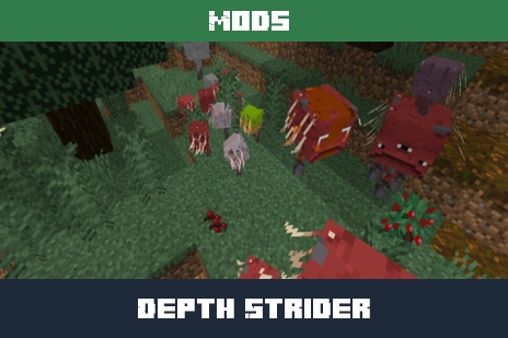 Download Depth Strider Mod Minecraft Bedrock: MCPEDL