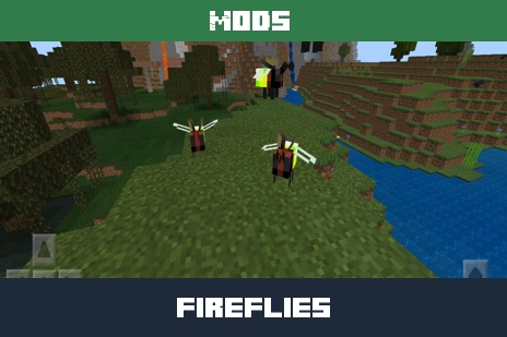 Download Fireflies Mod Minecraft Bedrock: MCPEDL