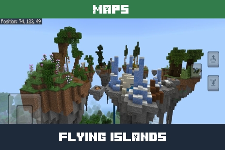 Download Flying Islands Map Minecraft Bedrock: MCPEDL