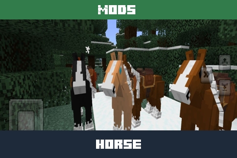 Download Horse Mod Minecraft Bedrock: MCPEDL