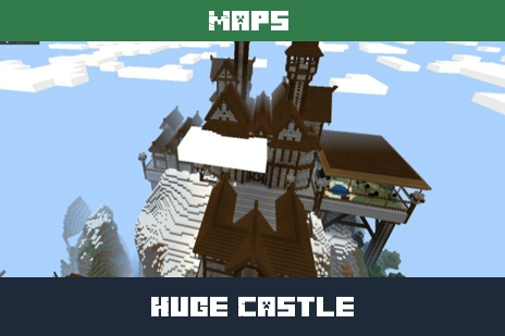 Download Huge Castle Map Minecraft Bedrock: MCPEDL