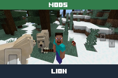 Download Lion Mod Minecraft Bedrock: MCPEDL