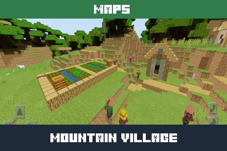 Download Mountain Village Map Minecraft Bedrock: MCPEDL