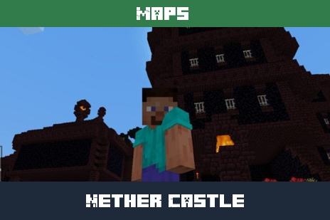 Download Nether Castle Map Minecraft Bedrock: MCPEDL
