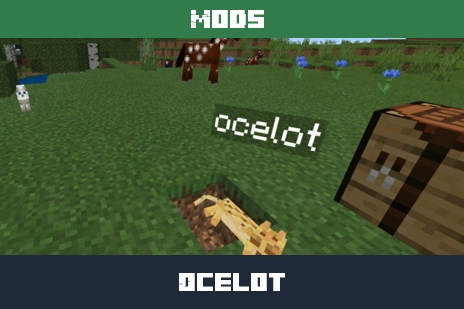 Download Ocelot Mod Minecraft Bedrock: MCPEDL