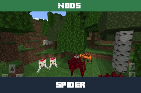 Download Spider Mod Minecraft Bedrock: MCPEDL
