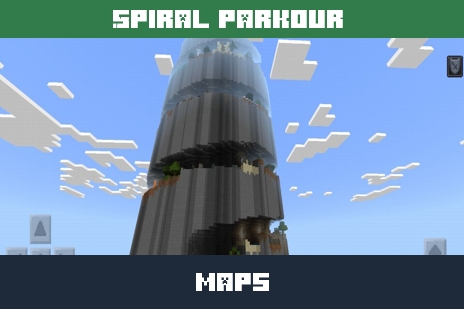 Download Spiral Parkour Map Minecraft Bedrock: MCPEDL