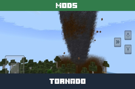 Download Tornado Mod Minecraft Bedrock: MCPEDL