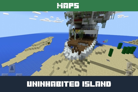 Download Uninhabited Island Map Minecraft Bedrock: MCPEDL