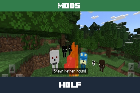 Download Wolf Mod Minecraft Bedrock: MCPEDL