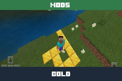 Download Gold Mod Minecraft Bedrock: MCPEDL