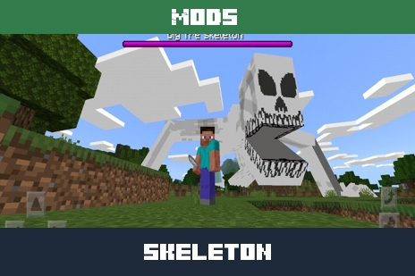 Download Skeleton Mod Minecraft Bedrock: MCPEDL