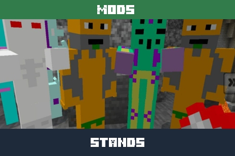 Download Stands Mod Minecraft Bedrock: MCPEDL