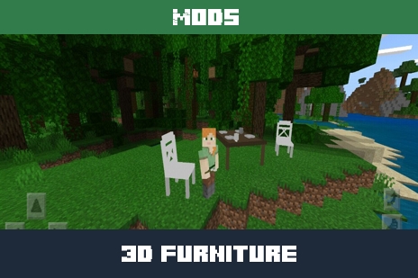 Download 3D Furniture Mod Minecraft Bedrock: MCPEDL