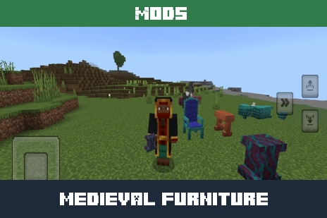 Download Medieval Furniture Mod Minecraft Bedrock: MCPEDL