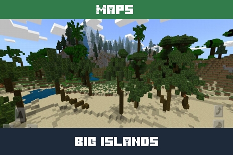 Download Big Islands Map Minecraft Bedrock: MCPEDL