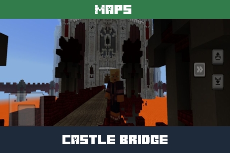 Download Castle Bridge Map Minecraft Bedrock: MCPEDL