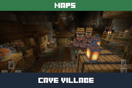 Download Cave Village Map Minecraft Bedrock: MCPEDL