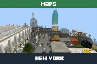 Download New York Map Minecraft Bedrock: MCPEDL