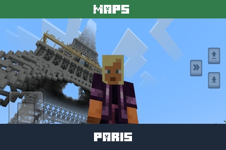 Download Paris Map Minecraft Bedrock: MCPEDL
