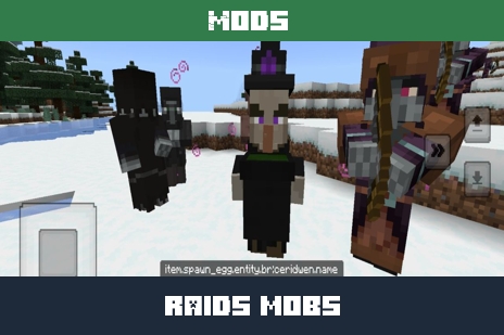 Download Raid Mobs Mod Minecraft Bedrock: MCPEDL