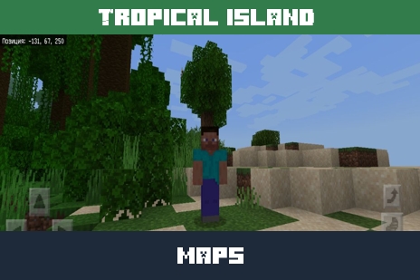 Download Tropic Island Map Minecraft Bedrock: MCPEDL