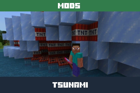 Download Tsunami Mod Minecraft Bedrock: MCPEDL