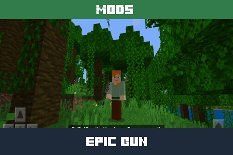 Download Epic Gun Mod Minecraft Bedrock: MCPEDL