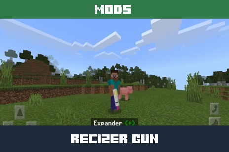 Download Resizer Gun Mod Minecraft Bedrock: MCPEDL