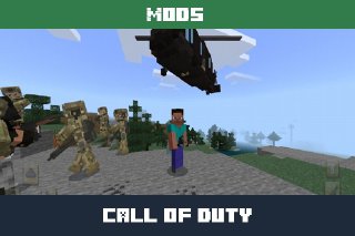 Download Call of Duty Mod Minecraft Bedrock: MCPEDL